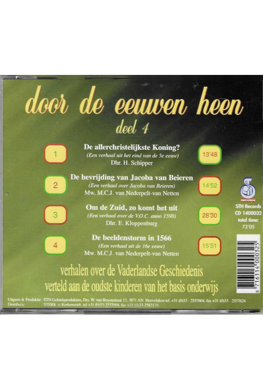Door de eeuwen heen deel 4 - Vad. geschiedenis